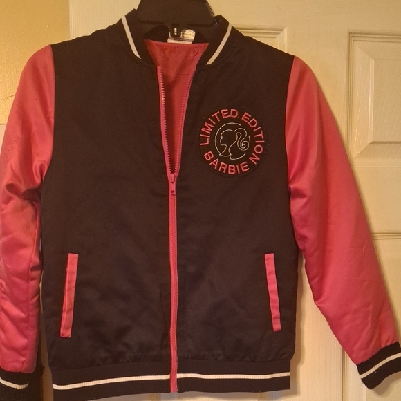 Barbie | Jackets & Coats | Barbie Limited Edition Kids Jacket Black And ...